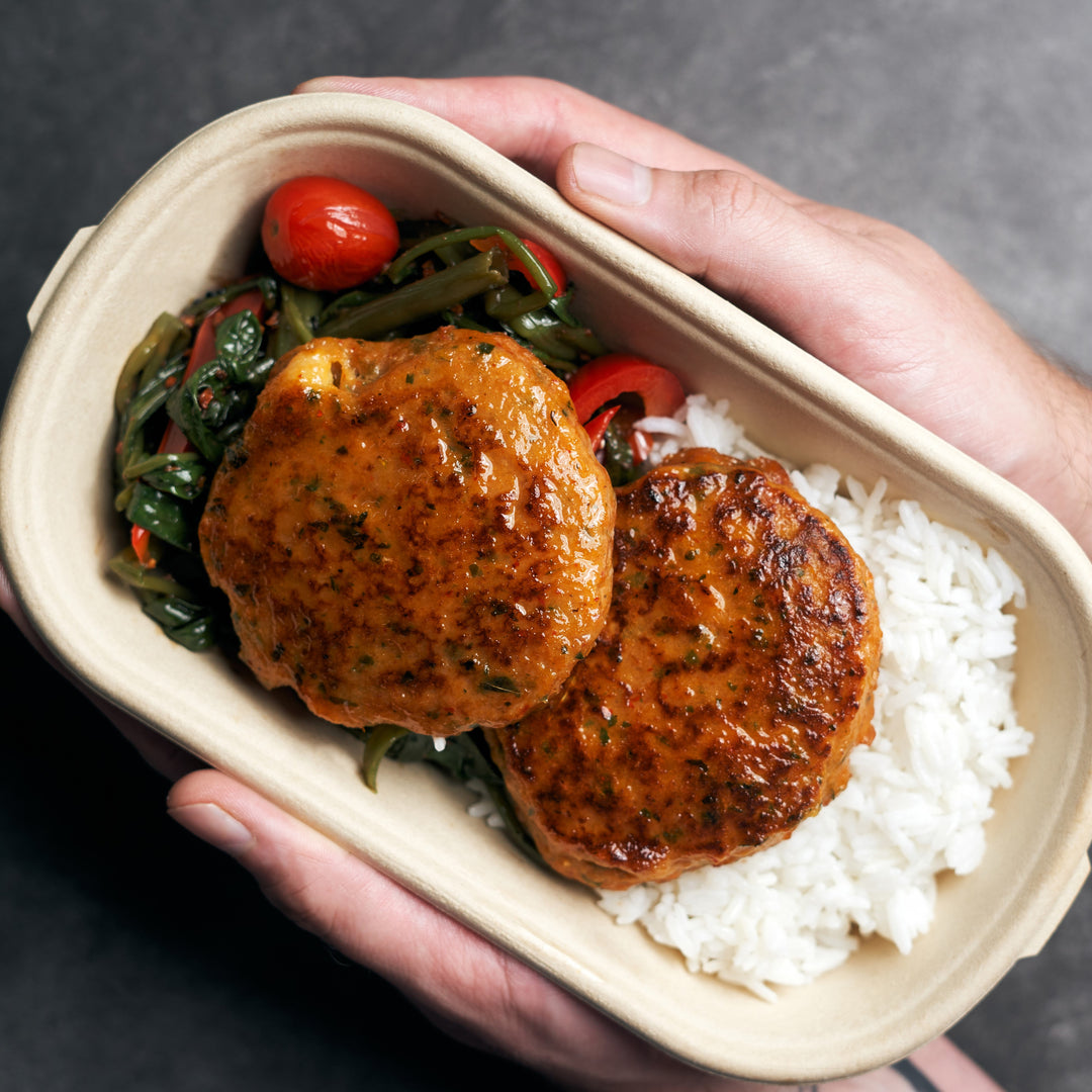 Thai Fish Cakes With Nuoc Cham & Coconut Rice – Nutrition Kitchen SG