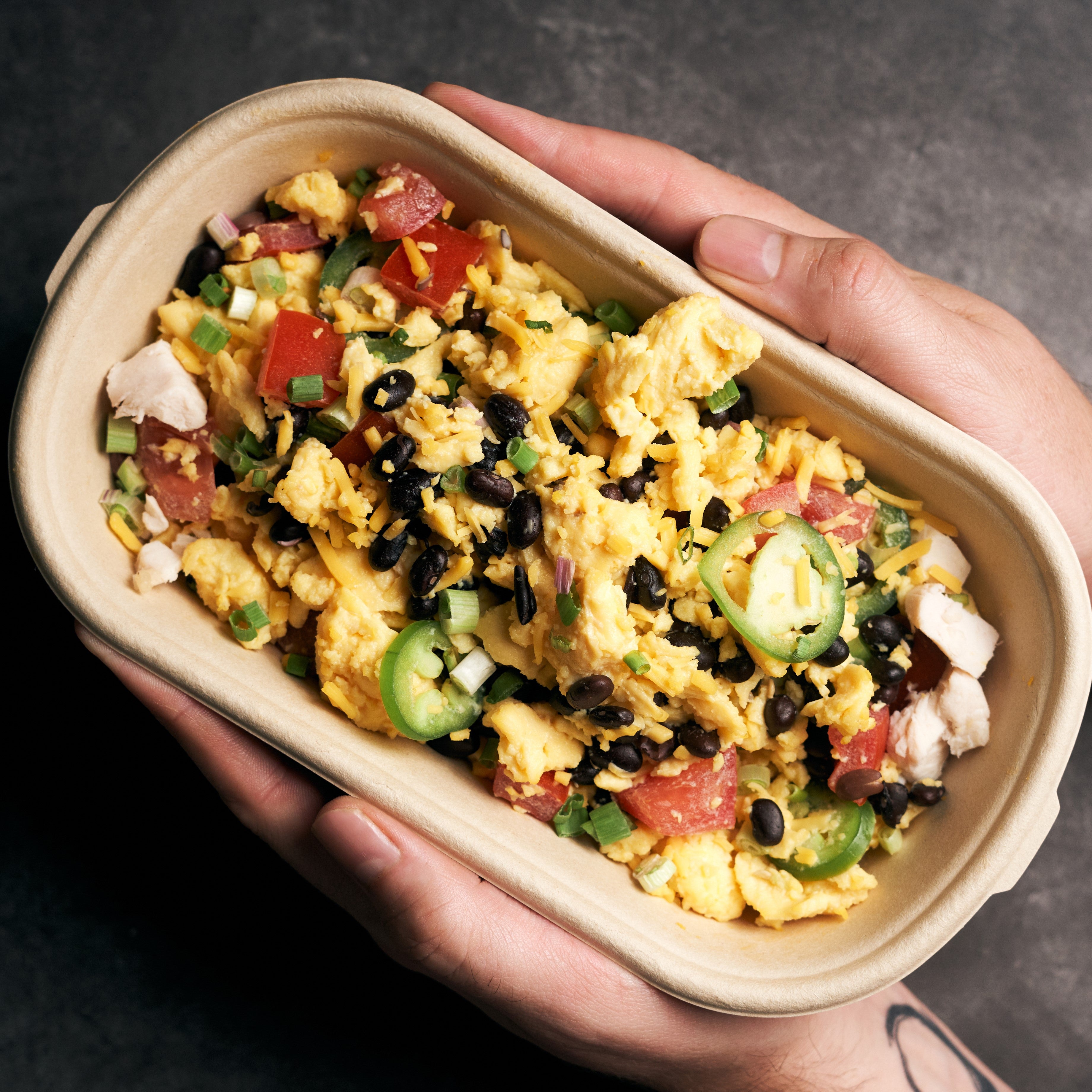 Southwest Scramble With Chicken Ham & Black Beans – Nutrition Kitchen SG