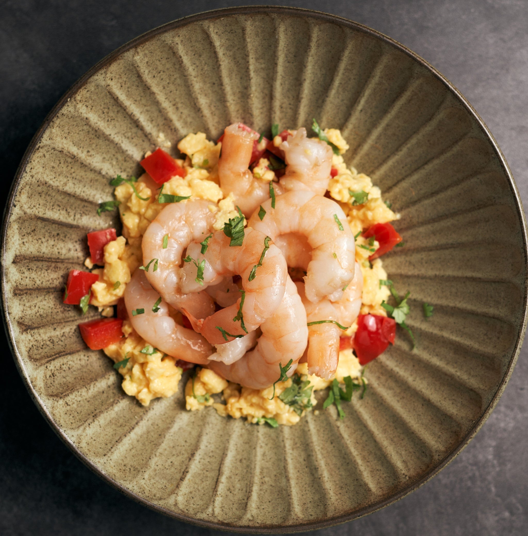 Cantonese Scrambled Egg with Prawns & Scallions – Nutrition Kitchen SG