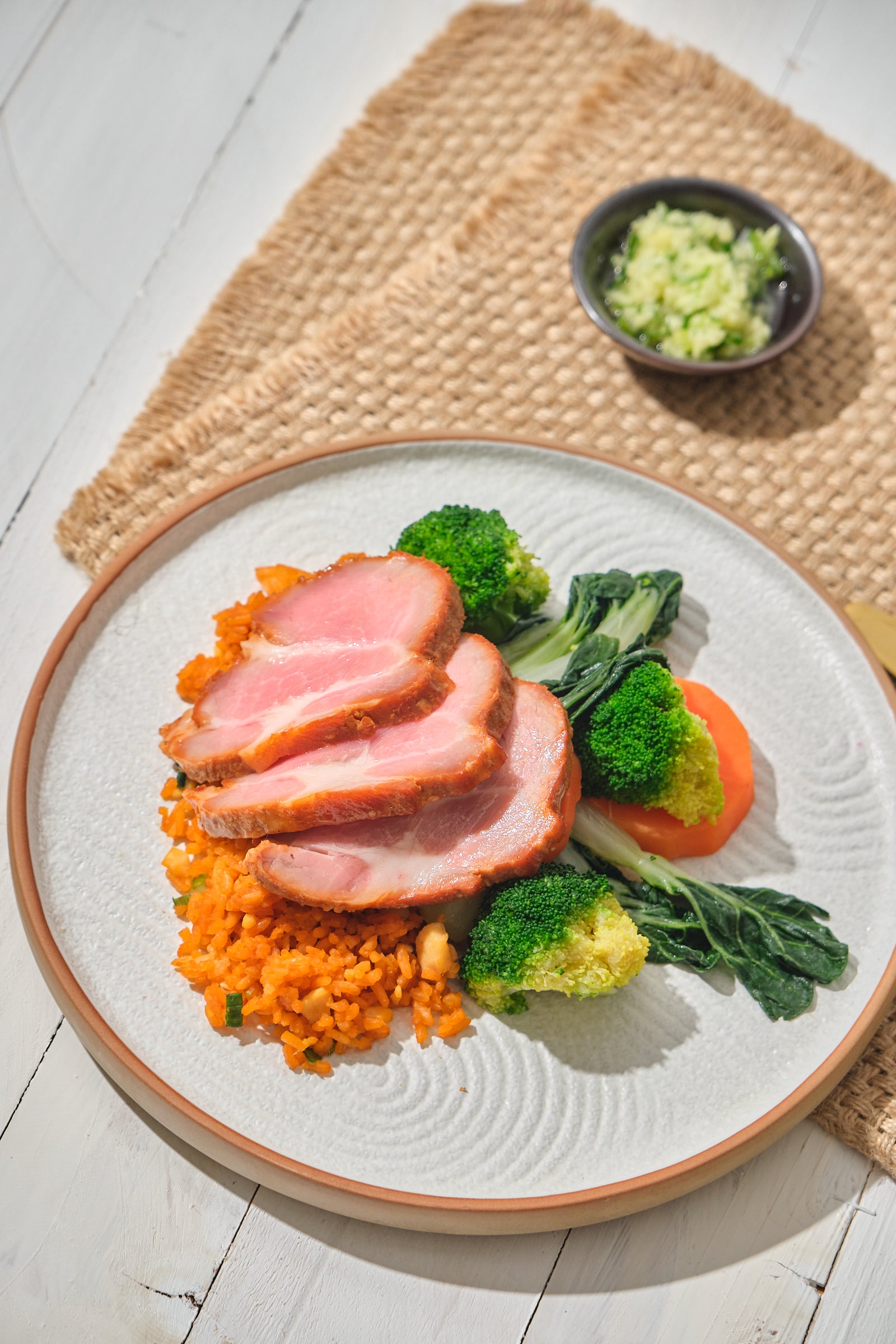 Char Siu Pork with Mixed Asian Vegetables & Jasmine Rice (Signature ...